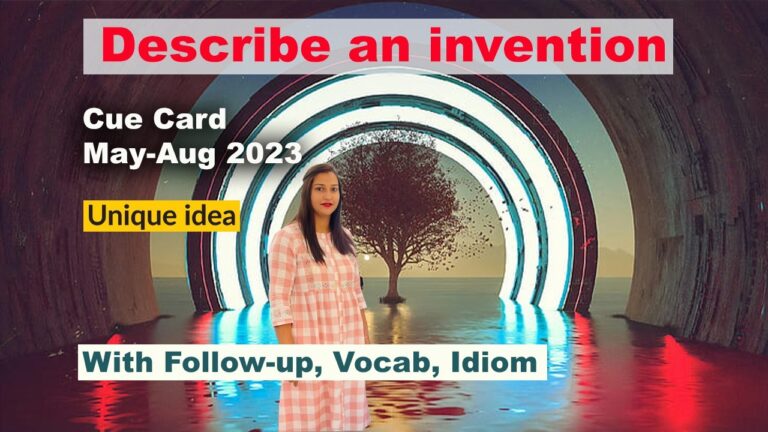 Describe an invention Cue Card – English With Roop